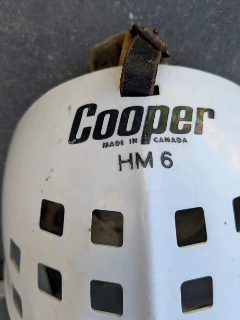 COOPER HM 6 Sr. Hockey Goalie Mask Vintage Friday the 13th Mad Max NBA ...
