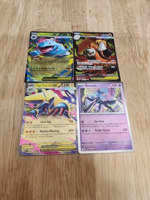 POKÉMON TCG MEGA Evolution 003/132 050/132 064/132 156/132 -4 Cards £4.36 - PicClick UK