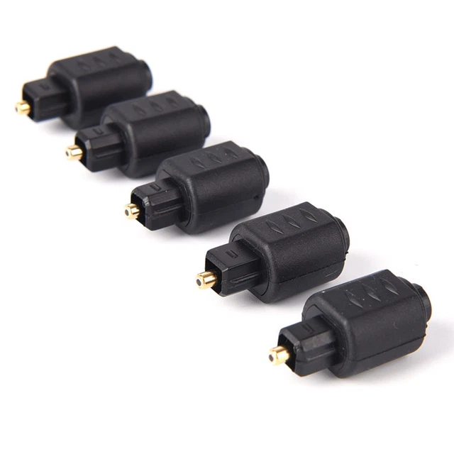 MINI OPTICAL AUDIO Adapter 3.5mm Female Jack Plugs To Digital Toslink ...
