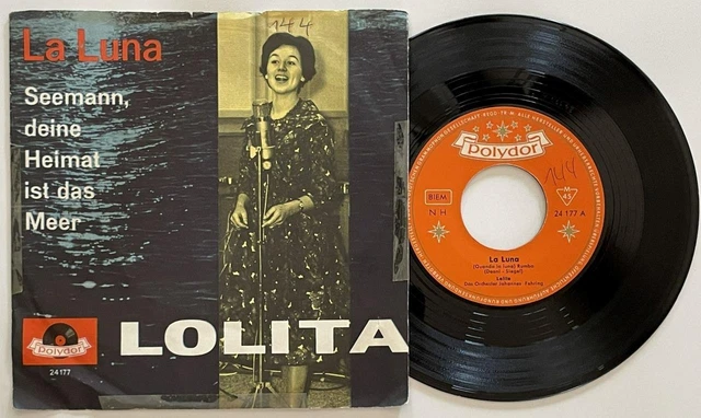 LOLITA LA LUNA/ Seemann Deine Heimat Ist Das Meer 45 Ex 1960 Schlager Polydor EUR 8,56 - PicClick FR