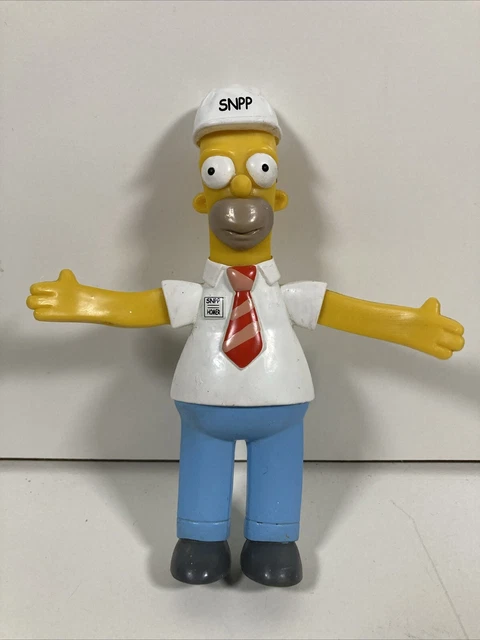 THE SIMPSONS BEND-EMS Homer Simpson Snpp Bendable Figure 2002 Matt ...
