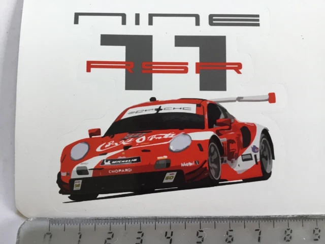 STICKER / AUFKLEBER, Porsche 911 GT3 RSR , Coca Cola EUR 4,50 - PicClick DE