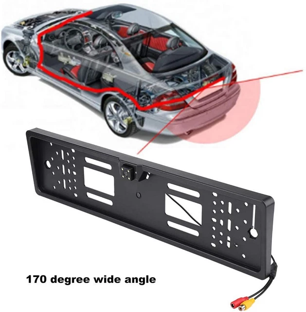 UNIVERSAL EU NUMBER Plate Rear View Reversing Reverse Camera License ...