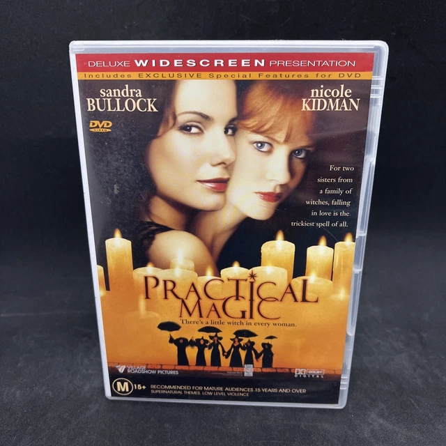PRACTICAL MAGIC DVD 1998 Nicole Kidman Sandra Bullock Stockard Channing ...