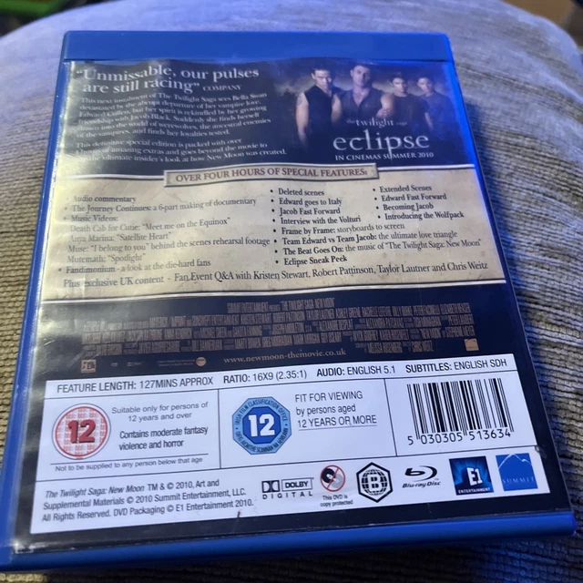 THE TWILIGHT SAGA New Moon (Blu-ray, 2010) £2.10 - PicClick UK