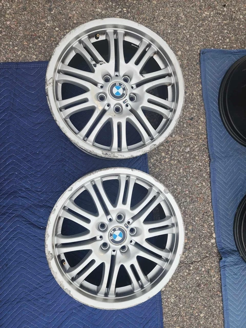01-06 BMW E46 M3 OEM 18" Style 67 Roues Lot de 2 Jantes Avant Seulement ...