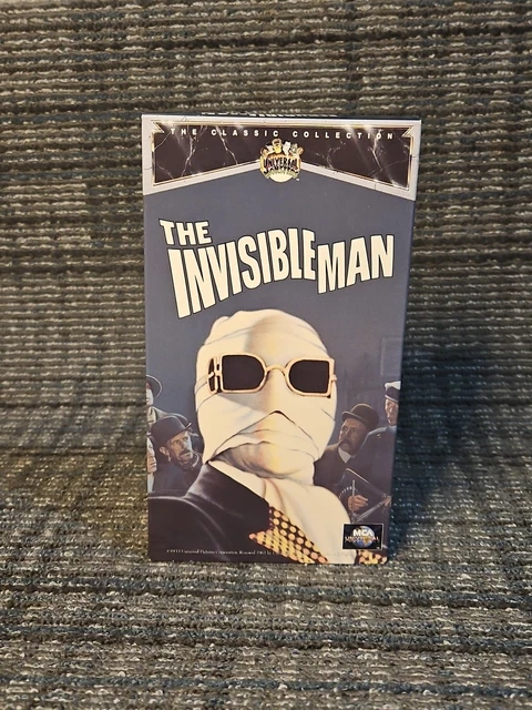 THE INVISIBLE MAN VHS 1991 MCA Universal Monsters Classic Collection £8 ...