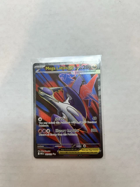 POKEMON MEGA EVOLUTION Mega Latios ex Full Art #163 Near Mint-In hand ...