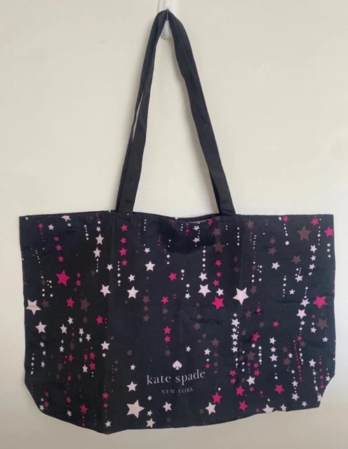 KATE SPADE LARGE Tote Back Star Print £20.00 - PicClick UK