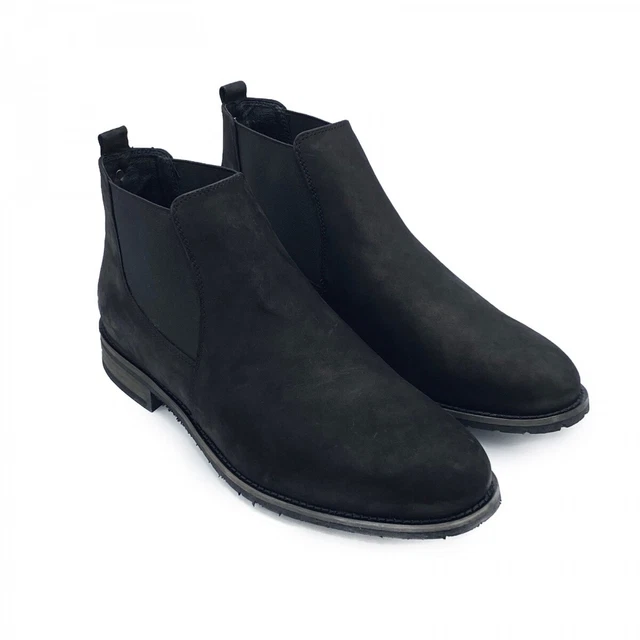 MEN'S ANKLE BOOTS Chelsea Boots Model 702 Suede Boots Classic £51.21 ...