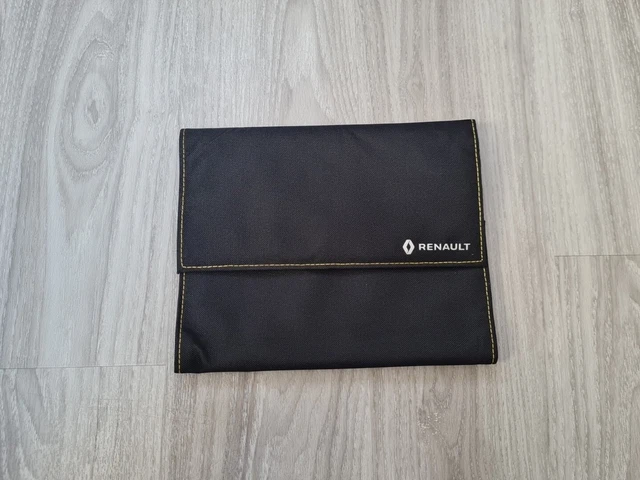 GENUINE RENAULT DOCUMENT Wallet Folder Manual Handbook Service Holder ...