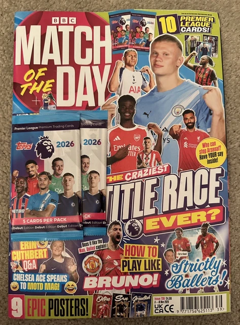 MOTD MATCH OF The Day Magazine 5th-18th November 2025 5-18/11/25 Prem ...
