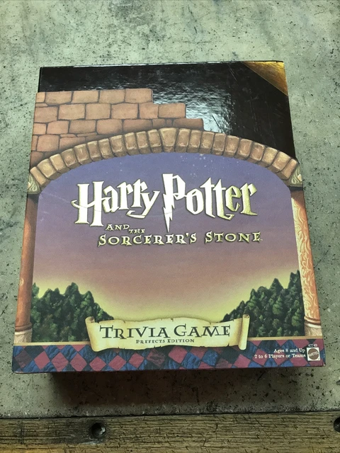 HARRY POTTER AND the Sorcerer's Stone Trivia Board Game Prefect's ...