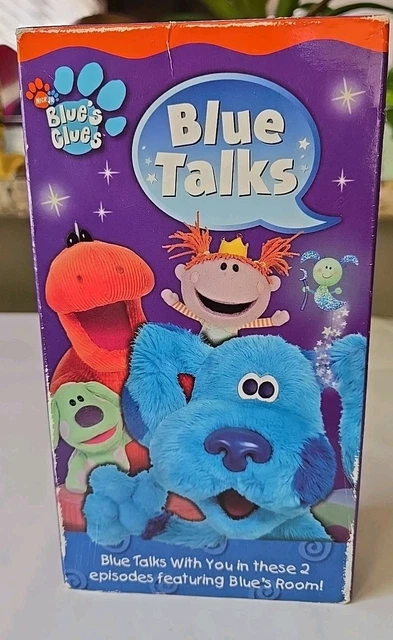 BLUE'S CLUES - Blue Talks (VHS, 2004) Nick Jr. Tested Working Tape ...