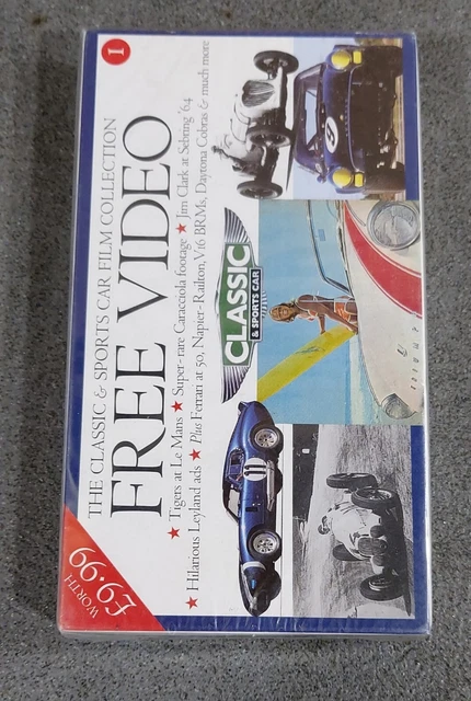 THE CLASSIC & Sports Car Film Collection On VHS Video Cassette Tape ...