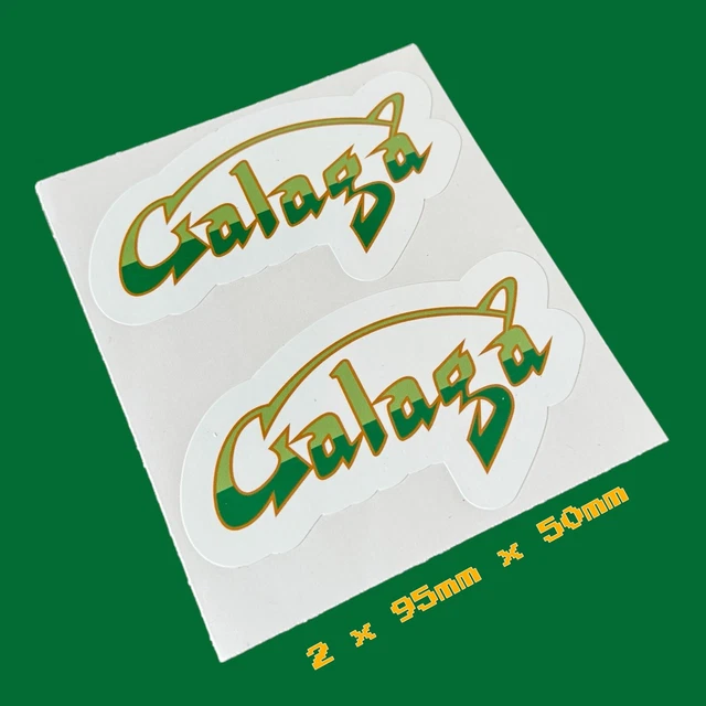 GALAGA CLASSIC 1980'S Logo Vinyl Sticker Decal Arcade Gaming Game Play ...