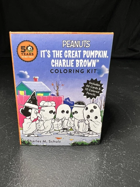 PEANUTS IT'S THE Great Pumpkin Charlie Brown Mini Coloring Kit ...