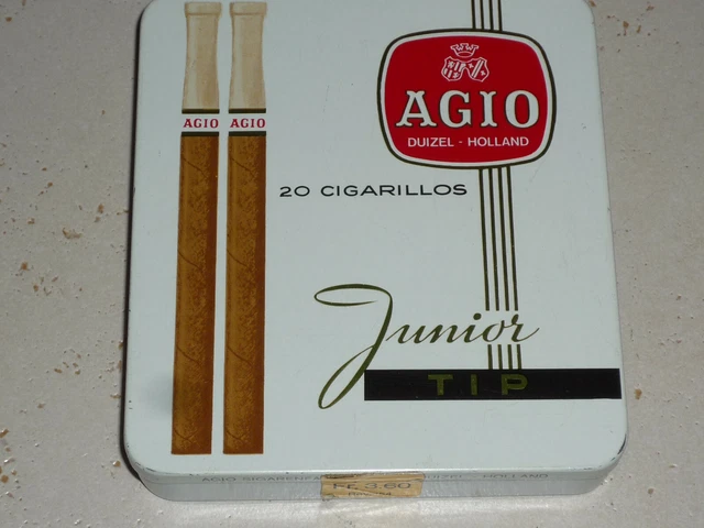 BLECHDOSE AGIO JUNIOR Tip Cigarillos Duizel Holland Zigarillos Zigarren ...