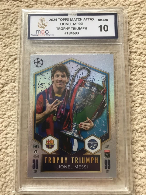LIONEL MESSI TROPHY Triumph Match Attax 24/25 Barcelona - MGC GEM MINT ...