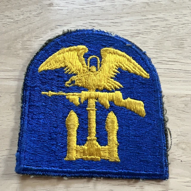 VINTAGE ORIGINAL US Army Amphibian Unit Patch Ssi-Cut Edge Militaria ...