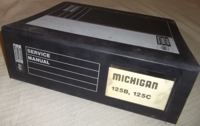 MICHIGAN 125B 125C Wheel Loader Service Shop Repair Workshop Manual £ ...