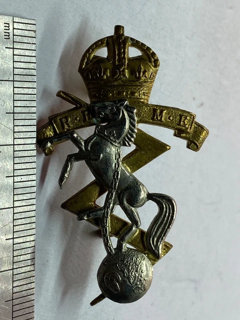 BRITISH ARMY WW1 / WW2 REME Royal Electrical & Mechanical Engineers Cap ...