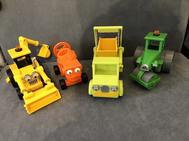 VINTAGE BOB THE Builder Vehicles - Dizzy Lofty Scoop And Travis x 4 ...
