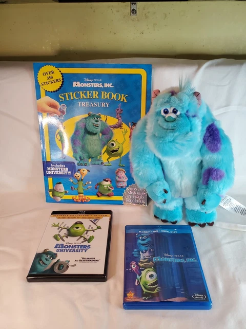 DISNEY PIXAR MONSTERS Inc Collector's Edition Monster's University Blu ...
