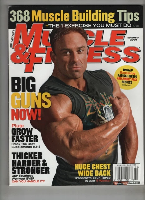 MUSCLE & FITNESS Mag Kevin Levrone Dennis James' December 2005 ...
