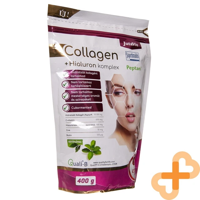 JUTAVIT COLLAGEN HYALURONIC Acid Strawberry Taste 400g Hair Skin Nails Joints £29.53 - PicClick UK