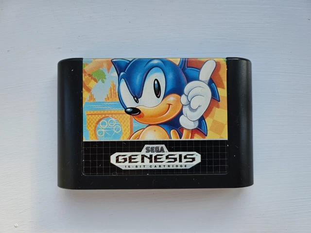 SEGA GENESIS VERSION Sonic The Hedgehog Cartridge Mega Drive £8.00 ...