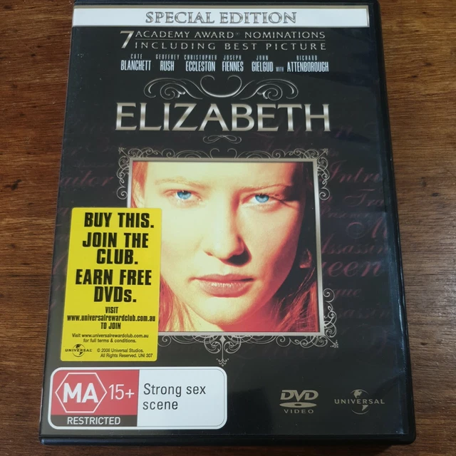 ELIZABETH DVD SPECIAL Edition Cate Blanchett R4 FREE POST $6.97 ...