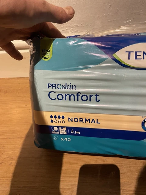TENA PROSKIN COMFORT Incontinence Pads, Normal, 42-Pack £5.45 - PicClick UK