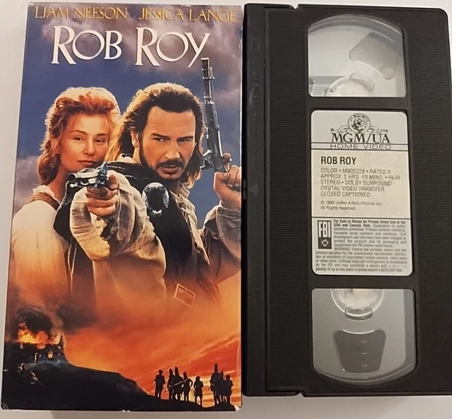 ROB ROY LIAM Neeson Jessica Lange (VHS 1995) **Buy 2 Get 1 Free** £3.37 ...