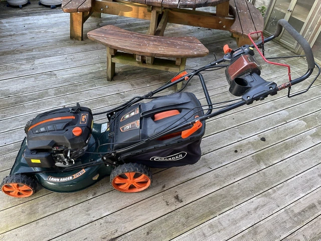 BMC LAWN RACER 21 ESI Electric Start 21" Petrol Lawnmower Wolf Self ...