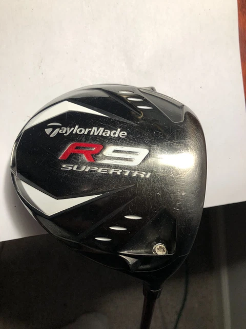 TAYLORMADE R9 SUPERTRI 9.5-degree driver 420cc Titanium head, Red ...