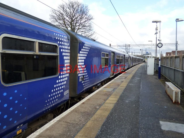 PHOTO EASTERHOUSE Railway Station A West Bound Scotrail Class 320 Train ...