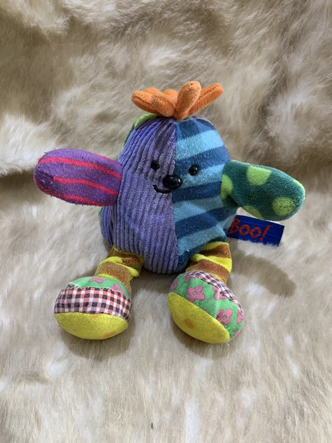 CBEEBIES WHERE’S BOO ! Beanie Activity Soft Toy With Rattle By Born To ...