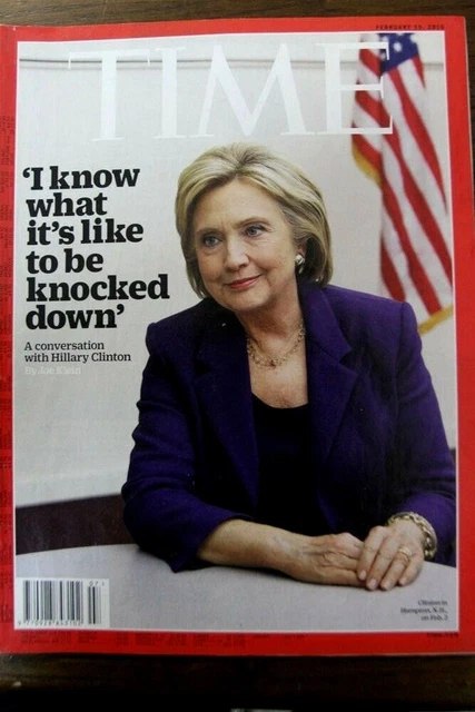 TIME MAGAZINE HILLARY Clinton JOE KLEIN February 15 2016 NEW NO LABEL ...