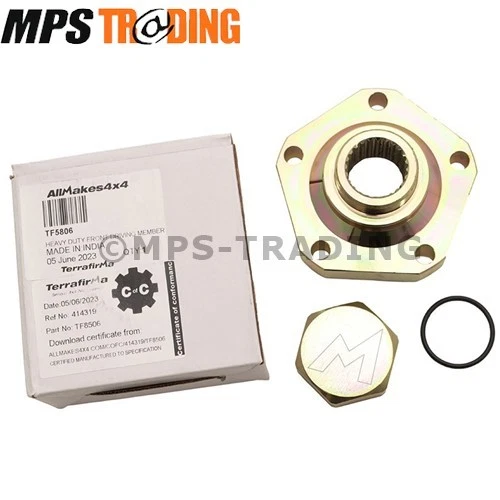 DEFENDER 1983-94 HEAVY Duty Drive Flange 24 Spline TERRAFIRMA 1x TF5806 ...