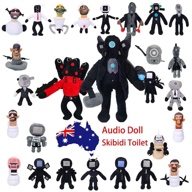 Funny Game Skibidi Toilet Plush Doll Toiletman Cameraman Speakerman