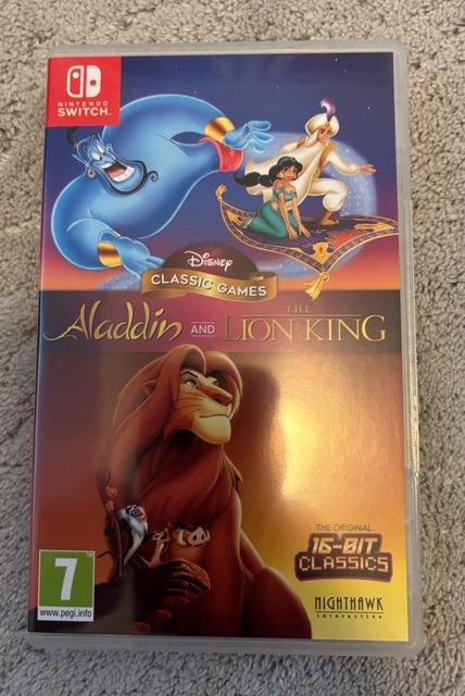 DISNEY CLASSIC GAMES Aladdin & The Lion King Game - Nintendo Switch £15 ...