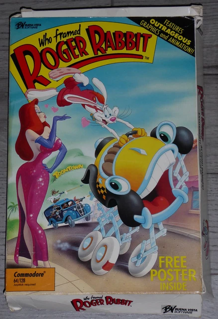 CHI HA INCORNICIATO Roger Rabbit. Floppy disk. Commodore 64 EUR 57,66 ...