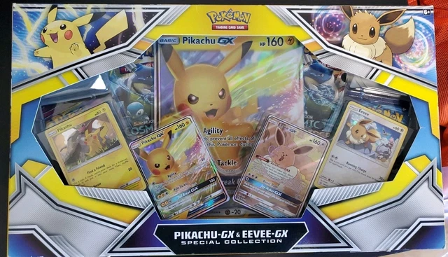 PIKACHU-GX & EEVEE-GX Special Collection Box - Pokémon TCG English ...