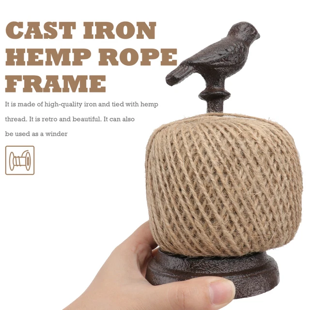 JUTE TWINE SPOOL Bird Design Rope Rack Bobbin Adornment £23.48 ...
