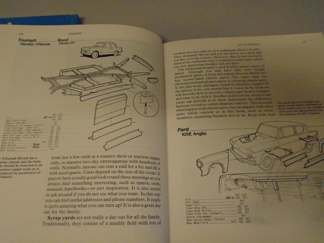 HOW TO RESTORE CLASSIC CAR CHASSIS & MONOCOQUE BODYWORK -OSPREY No. 9 ...