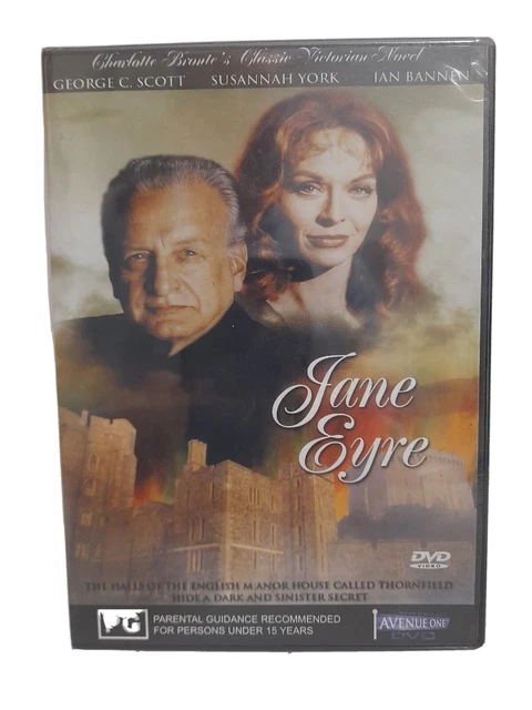 JANE EYRE DVD (1970) Movie : George Scott / Susannah York : Brand New ...