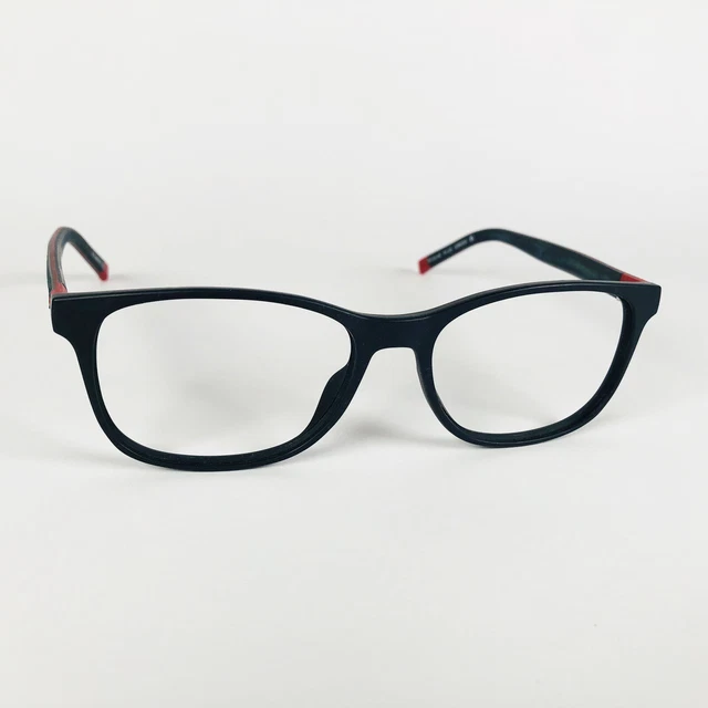 TOMMY HILFIGER EYEGLASSES MATT BLUE SQUARE glasses frame MOD: TH125 ...