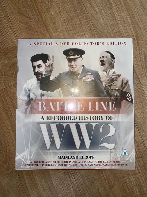 BATTLE LINE A Recorded History Of WW2-8 Dvd Collectors Edition £8.63 ...