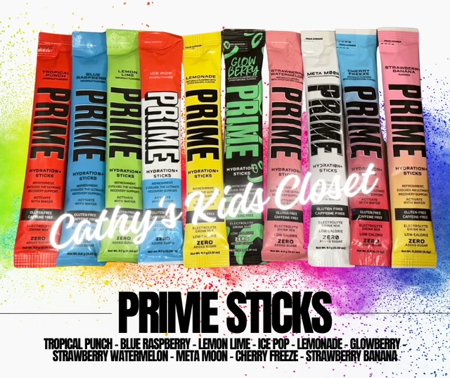 PRIME HYDRATION STICK Sachets - 10 FLAVOURS AVAILABLE! £1.75 each! UK ...